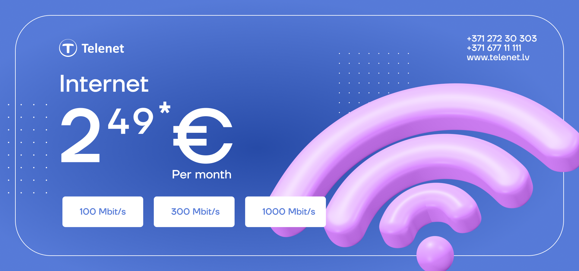 Telenet – Televīzijas un interneta provaiders Rīgā.